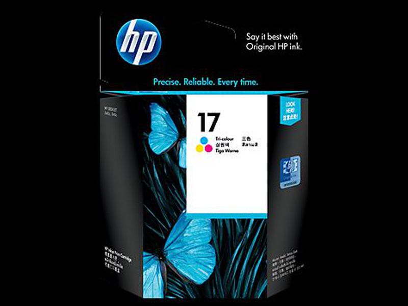 HP Original Ink Cartridge 17 - C6625A - Tri-Color - Mix