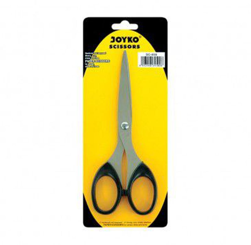 Joyko Gunting Kertas SC-838 - Hitam - 1 Set Isi 20 Pcs - Black