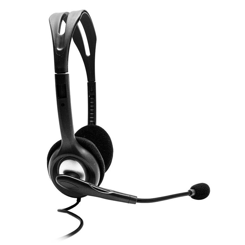 Logitech H110 Stereo Headset - Hitam - Hitam