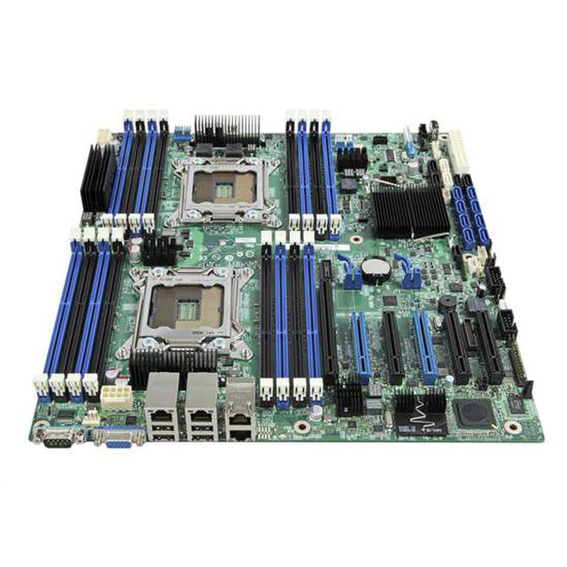 Intel Dual-Socket Server Board S2600CP2 LGA 2011 - Putih