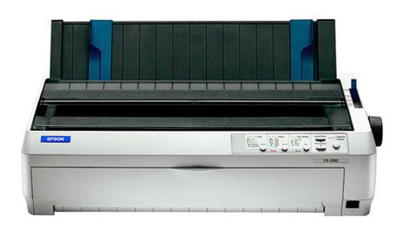 Epson 9-Pin Dot Matrix Impact Printer FX-2190 - Standard Version - Abu-Abu