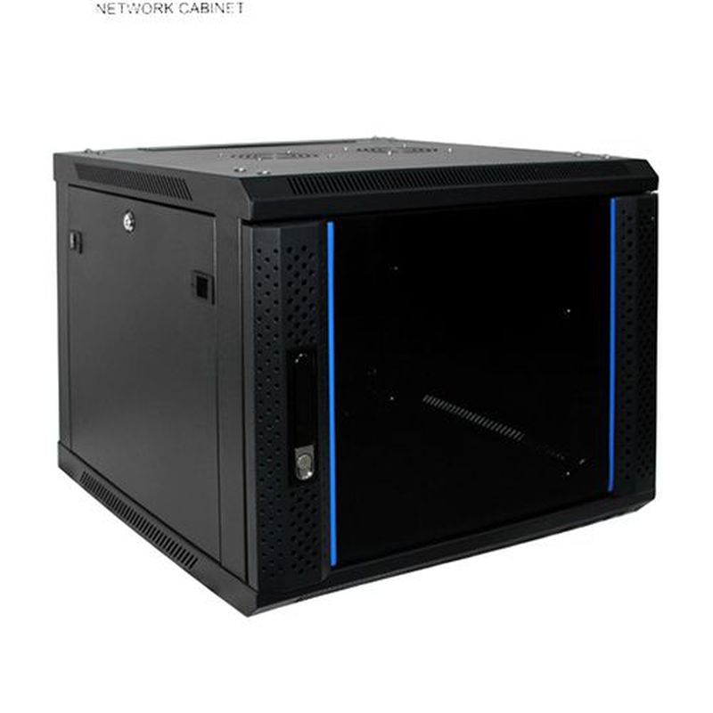 Indorack Wallmount Rack Server WIR4515S - 15U - 19 Inci - Hitam - Hitam