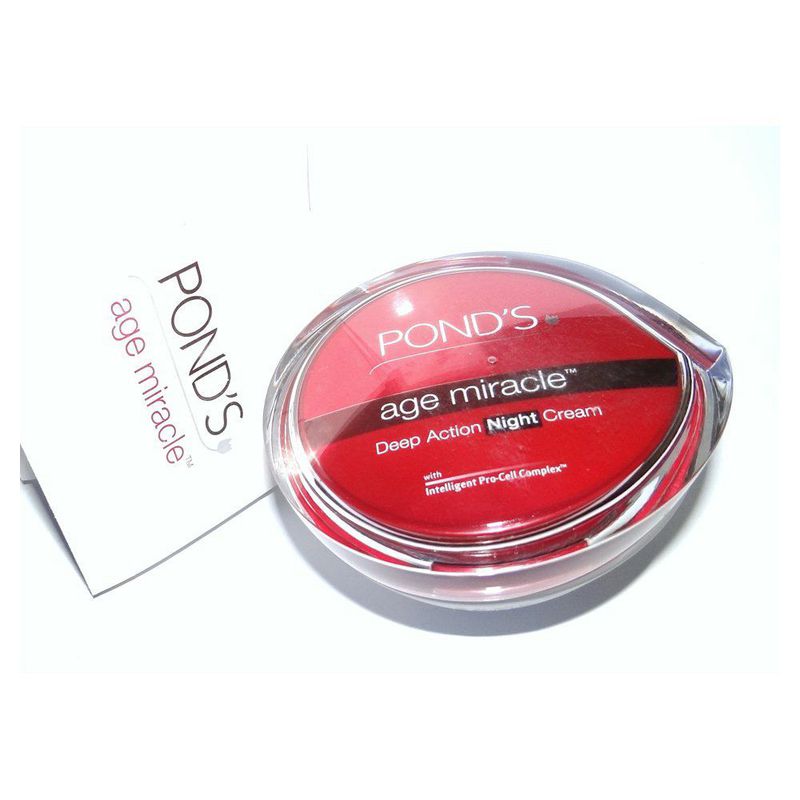 Ponds Age Miracle Night Cream Jar - 50 ml - Karton Isi 12