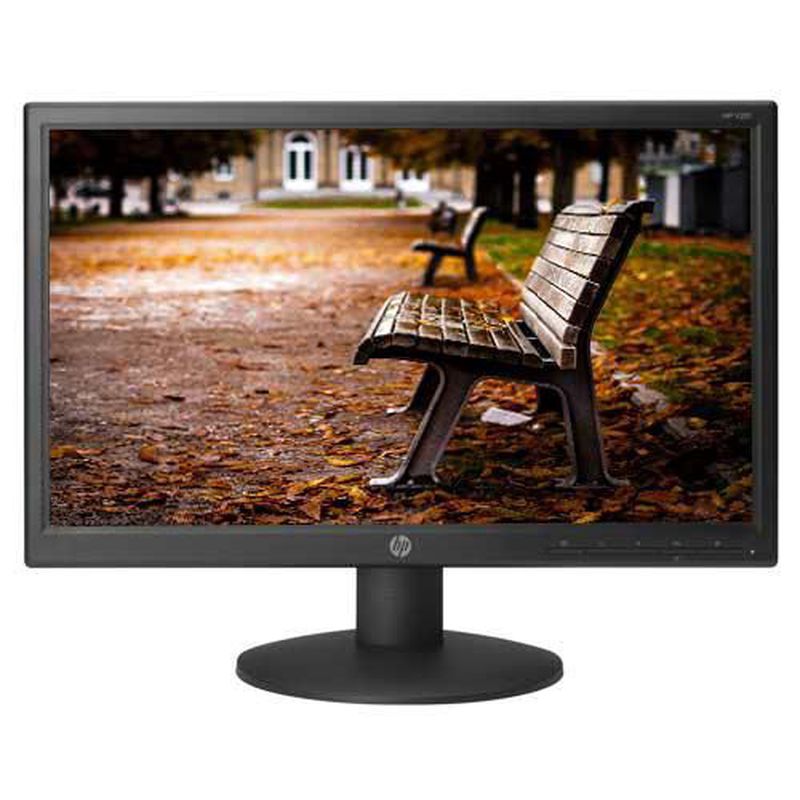 HP LED Monitor V201 - 19.45 Inci - Hitam - Hitam