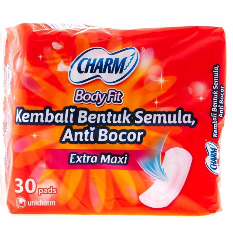 Charm Body Fit Extra Maxi - 1 Karton Isi 15 Pcs