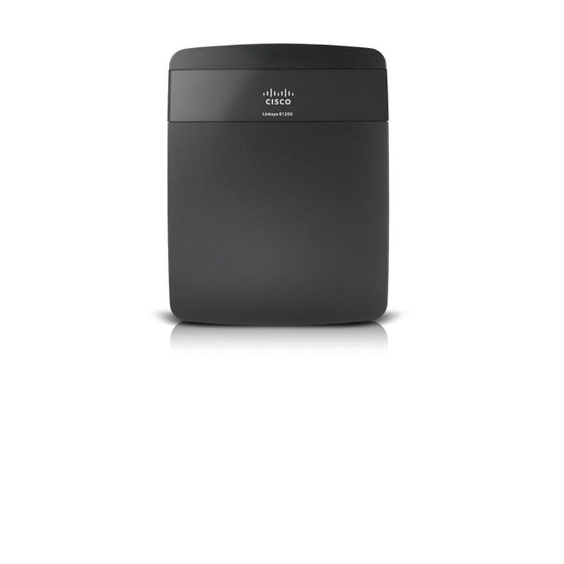 Linksys E1200 Wireless N Router Hitam - Hitam
