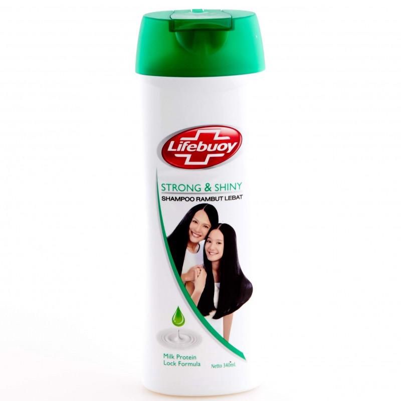Lifebuoy Shampoo Strong & Shiny - 1 Karton Isi 18 Botol @ 340 ml