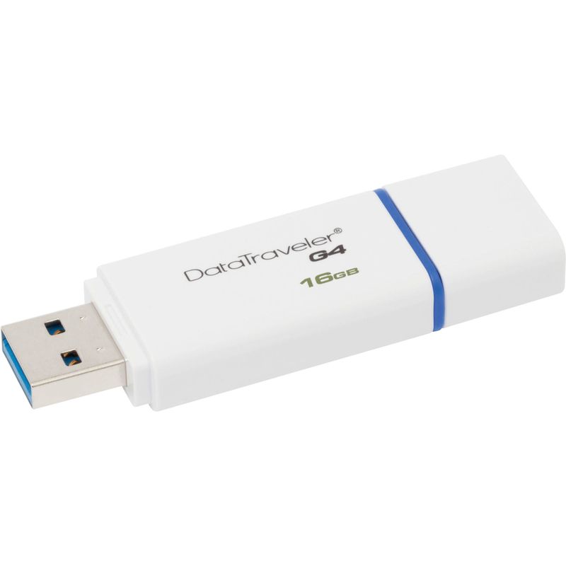Kingston Flashdisk DataTraveler Generation 4 - DTIG4 - 16GB - Putih - Putih