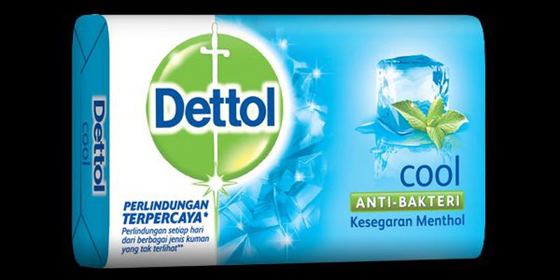Dettol Sabun Batang Anti-Bakteri - Cool - 1 Box Isi 144 Pcs @ 105 gram