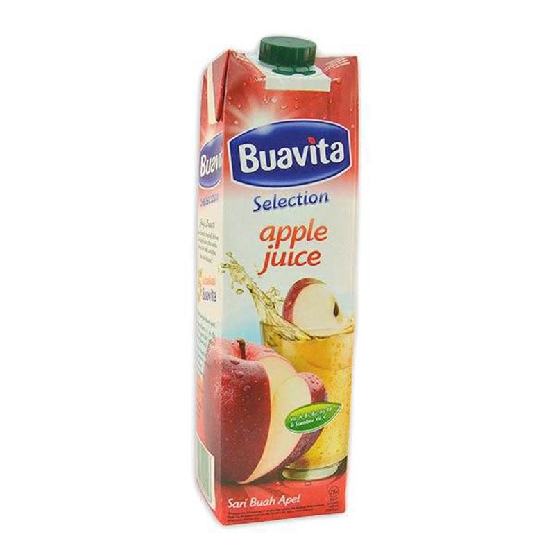 Buavita Sari Buah Apel - 1000 ml - Karton Isi 12