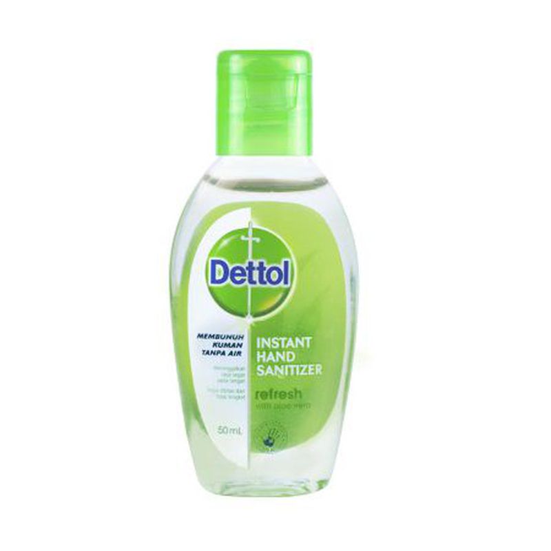 Dettol Hand Sanitizer - Refresh - 1 Box Isi 48 Botol @ 50 ml