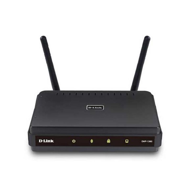 D-Link Wireless N Access Point DAP-1360 - 300 Mbps - Hitam - Black