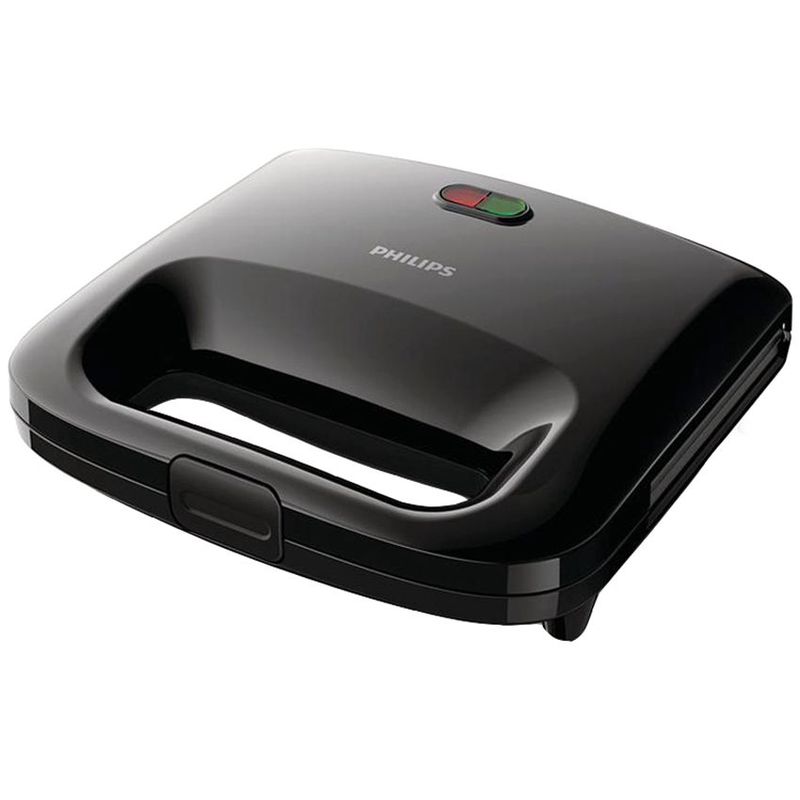 Philips Sandwich Maker Daily Collection HD2393/92 - Hitam - Hitam