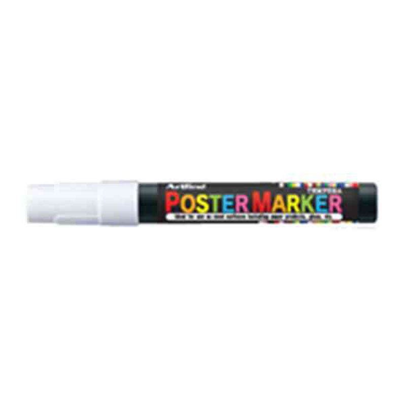 Artline Spidol Poster Marker EPP-4 - 2.0 mm - Tinta Putih - 1 Pak Isi ...