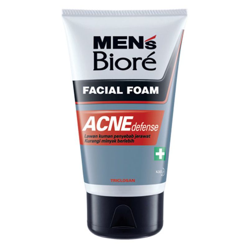 Biore Men's Acne Defense - 1 Karton Isi 24 Pcs @ 100 gram