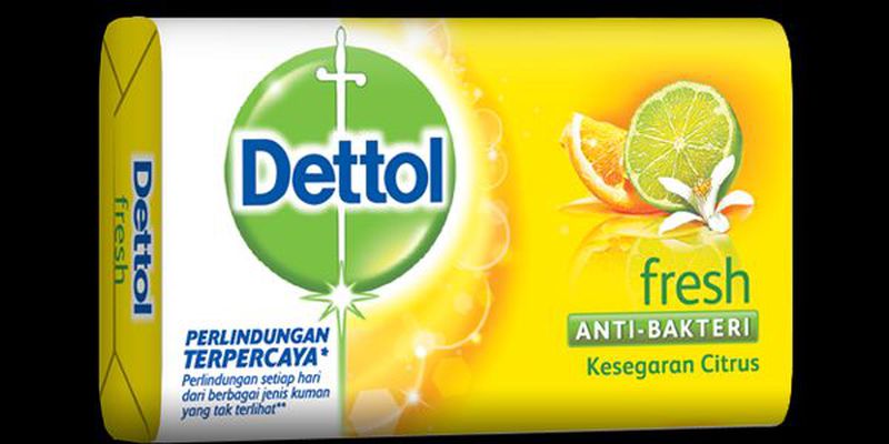 Dettol Sabun Batang Anti-Bakteri - Fresh - 1 Box Isi 144 Pcs @ 105 gram