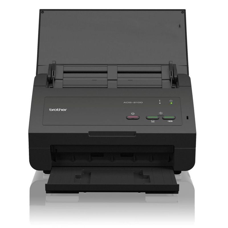 Brother Scanner ADS-2100 - Duplex - Hitam - Hitam