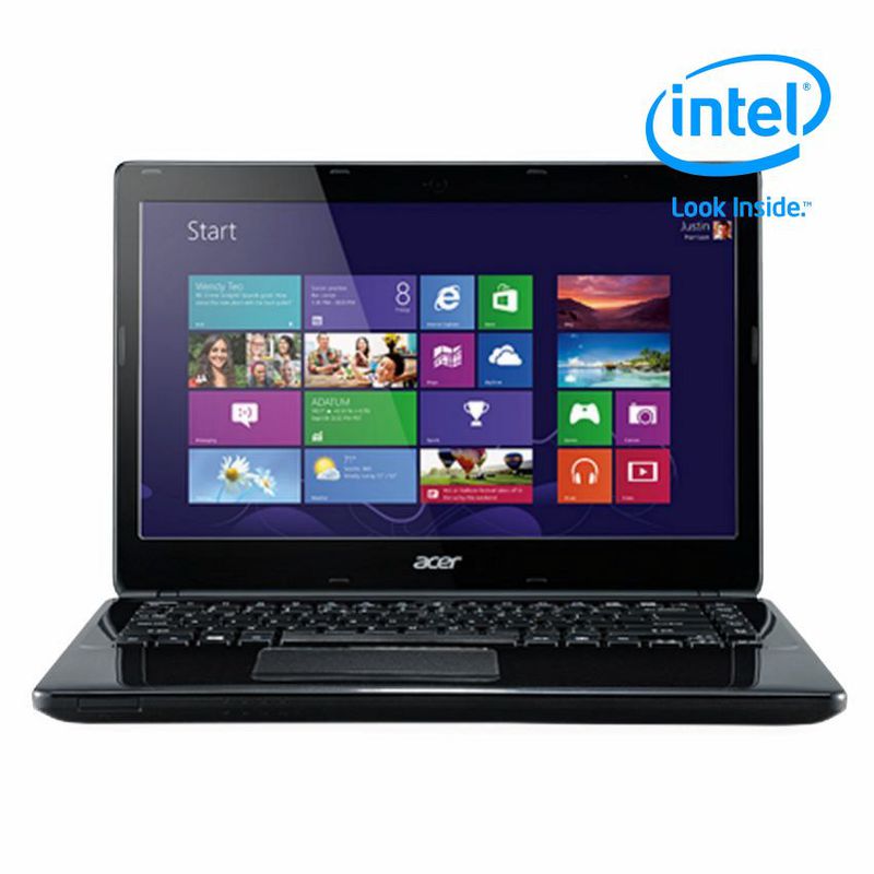 Acer Laptop Core i3 E1-470 - Hitam - Hitam