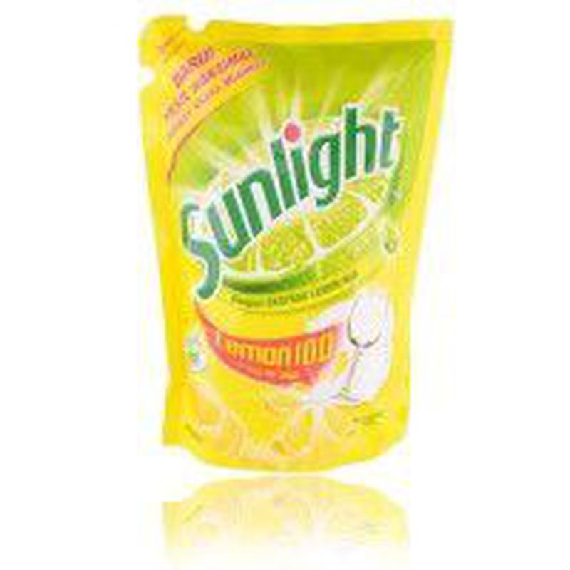 Sunlight Dish Washer Lemon Pch 800ml - 1 Kotak Isi 12 Pcs - Kuning