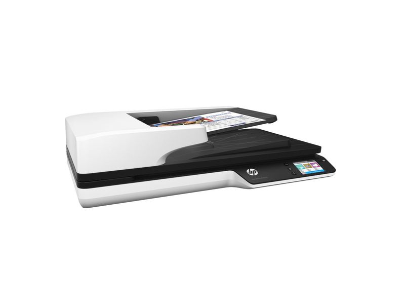 HP Network Flatbed Scanner ScanJet Pro 4500 fn1 - L2749A - Putih/Hitam ...