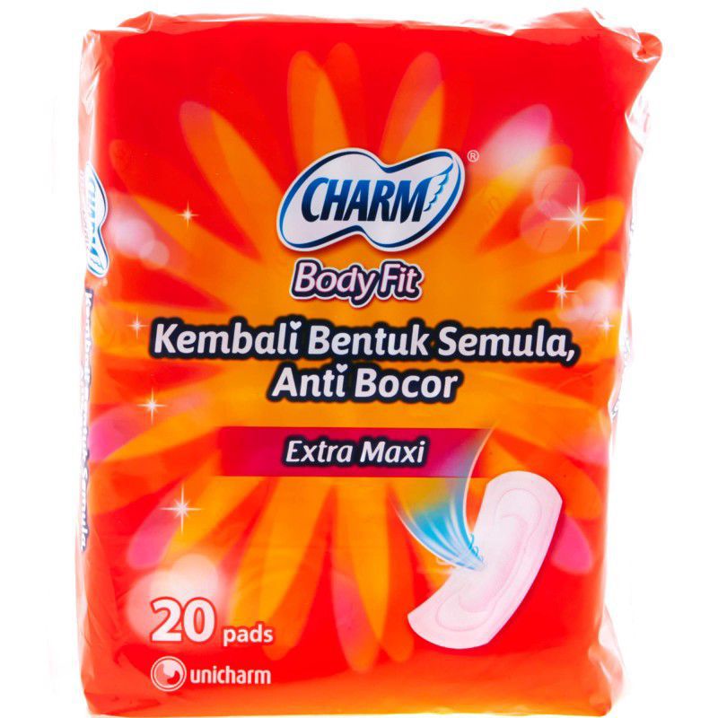 Charm Body Fit Extra Maxi - 1 Karton Isi 24 Pcs