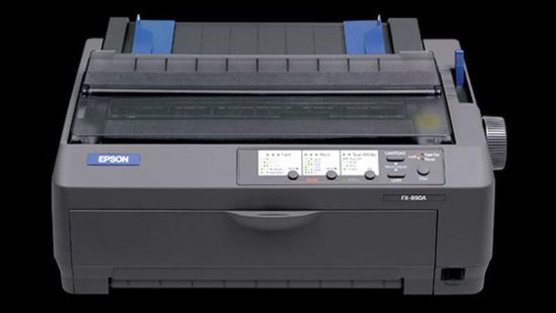 Epson 9-Pin Dot Matrix Impact Printer FX-890A - Hitam