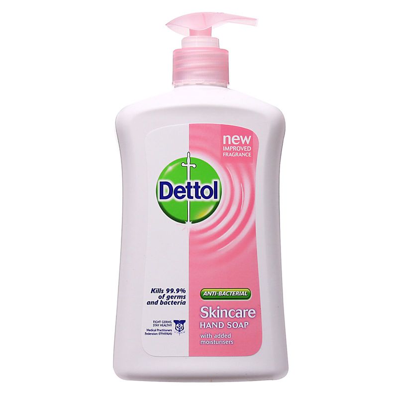 Dettol Hand Soap Pump - Skincare - 1 Box Isi 12 Botol @ 250 ml