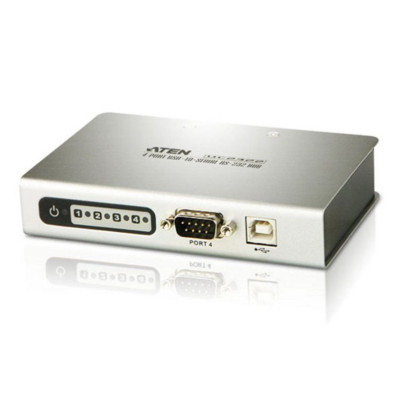 Aten 1 USB to 4 Port RS-232 Converter UC-2324-AT - Putih