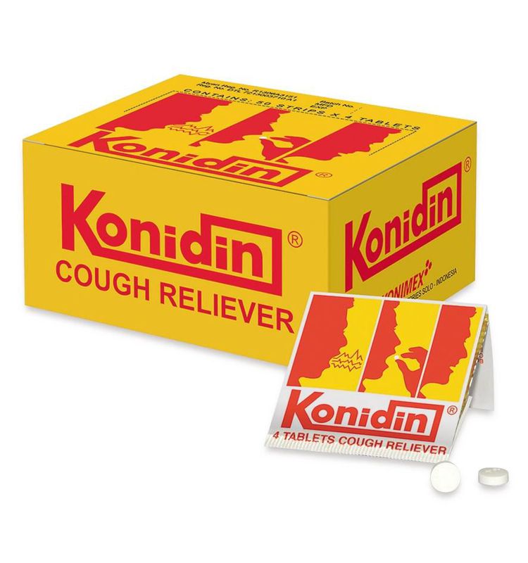 Konidin Obat Batuk - 1 Pak Isi 50 Strip @ 4 Tablet