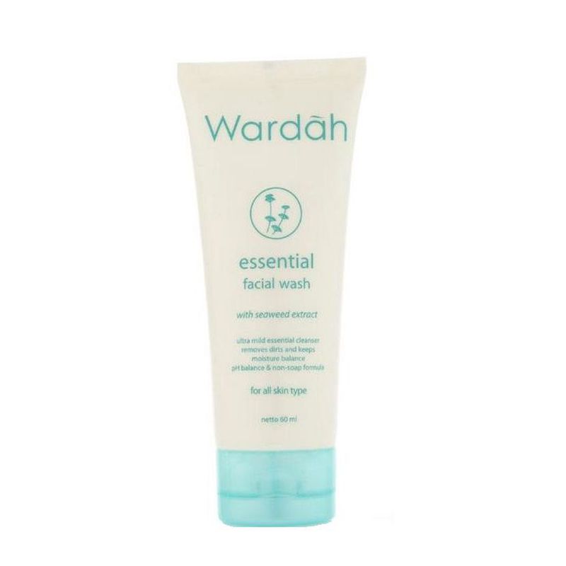 Wardah Facial Wash - Essential - 1 Set Isi 6 Pcs @ 60 ml