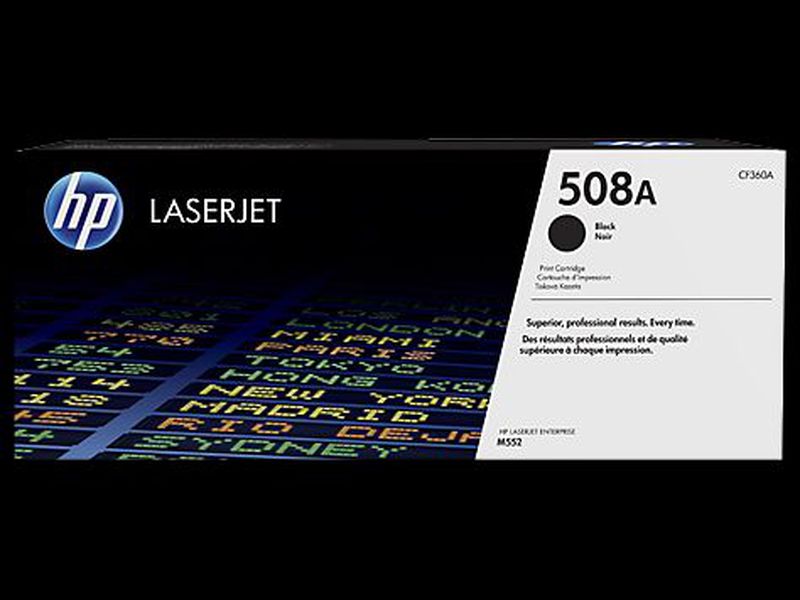 HP Original Toner Cartridge LaserJet 508A - CF360A - Hitam - Hitam