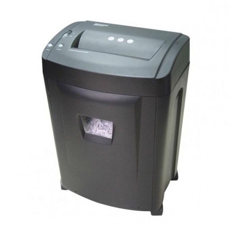 Secure Paper Shredder Maxi 15A - 4 x 25 mm Cross Cut - 31 Liter - Hitam