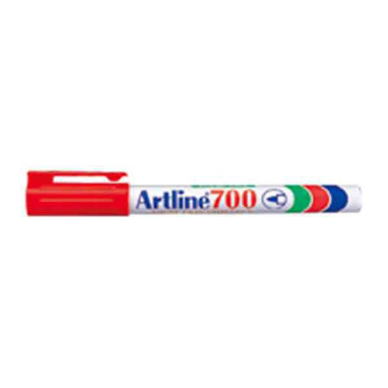 Artline Spidol Marker Permanent EK-700 - 0.7 mm - Tinta Merah - 1 ...