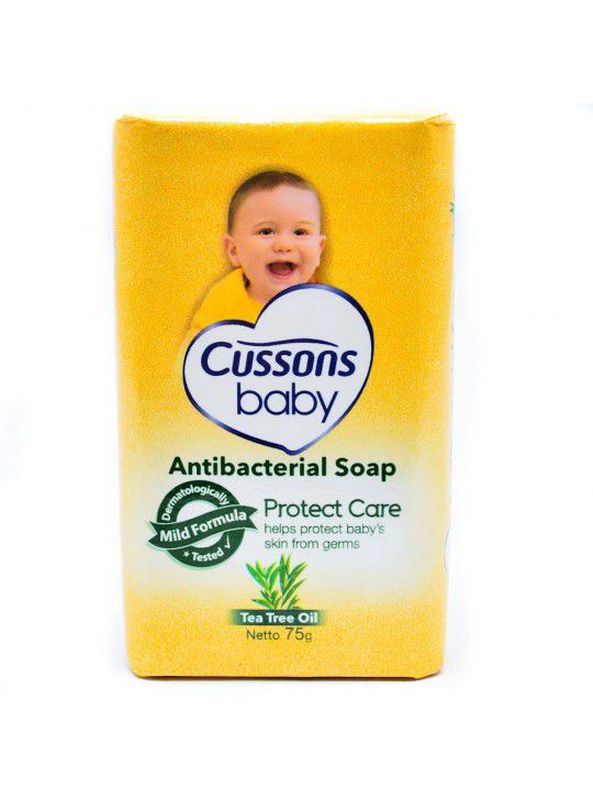 Cussons Baby Soap Cares & Protect - Tea Tree Oil - 1 Box Isi 144 Pcs ...