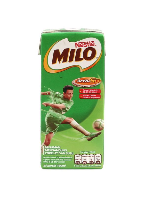 Milo Susu UHT Activ-Go - Original - 1 Karton Isi 9 Set x 4 Pcs @ 190 ml