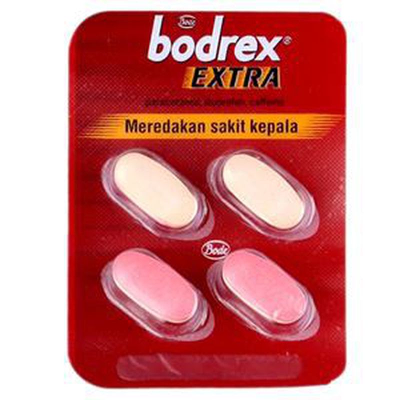 Bodrex Extra Parasetamol - 1 Blister @ 4 Tablet