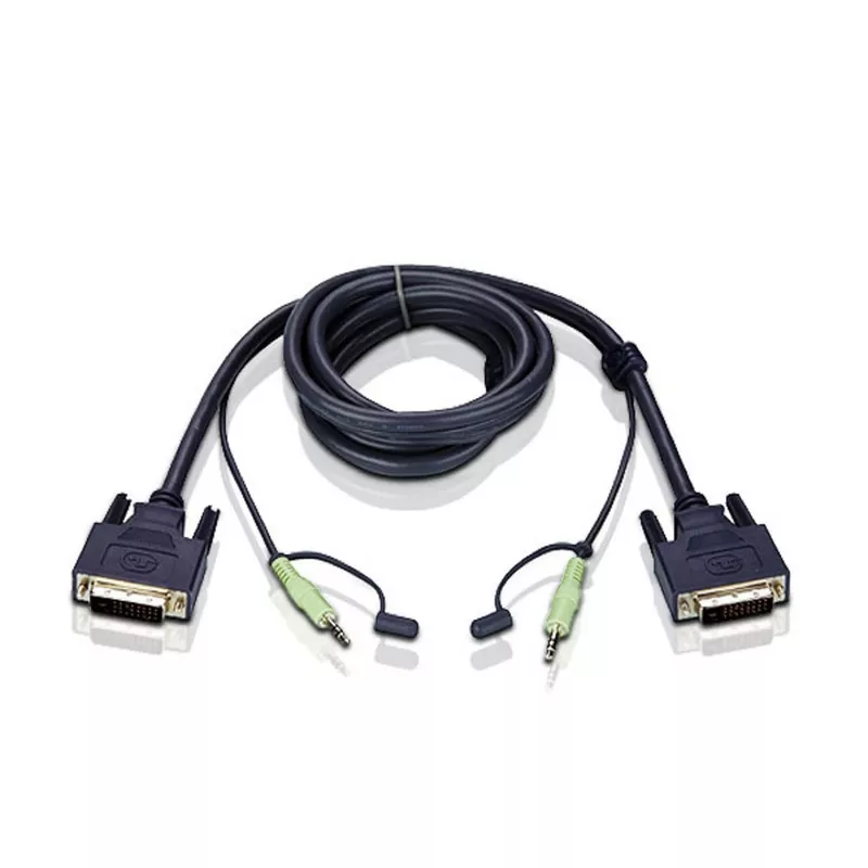 Aten Kabel VGA/DVI/HDMI 2L-7D02V - 1.8 m - Hitam