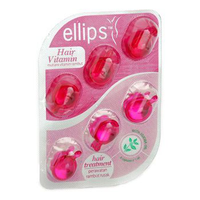 Ellips Hair Vitamin Hair Treatment Blister - 1 Kotak Isi 72 Pcs