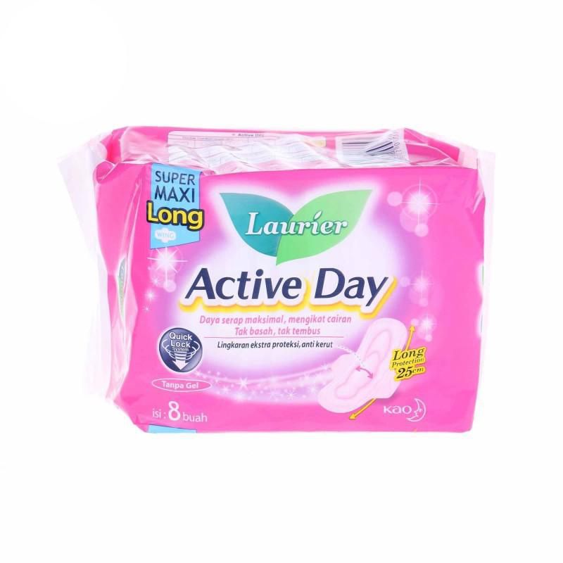 Laurier Super Maxi Long Wing - 1 Karton Isi 48 Pcs