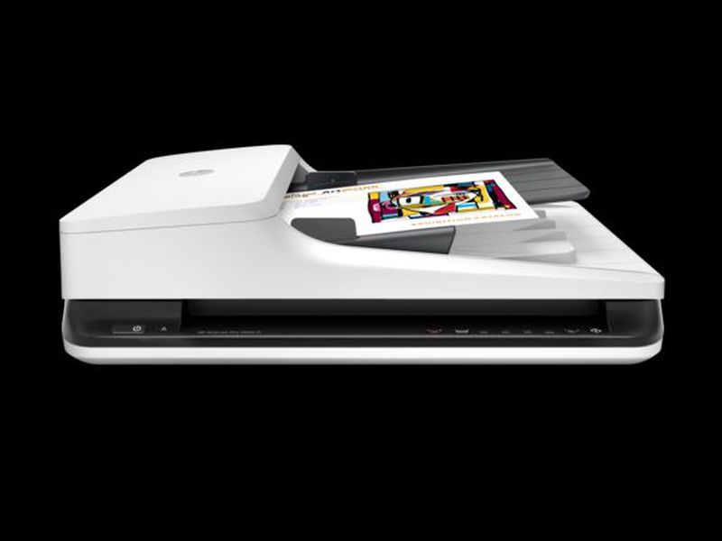 HP Flatbed Scanner ScanJet Pro 2500 f1 - L2747A - Putih - Putih