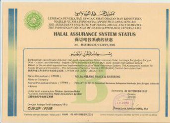 Aulia Milano Snack Katering Solo - Kota Surakarta | Mbizmarket.co.id
