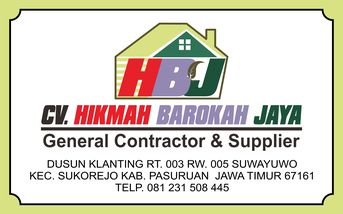 CV. HIKMAH BAROKAH JAYA - Kab. Pasuruan | Mbizmarket.co.id