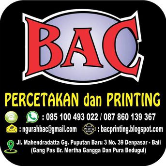 BAC Printing - Kab. Gianyar | Mbizmarket.co.id