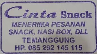 CINTA SNACK - Kab. Temanggung | Mbizmarket.co.id