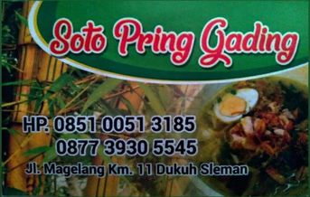 Katalog Produk RM. Soto Pring Gading - Kab. Sleman | Mbizmarket.co.id