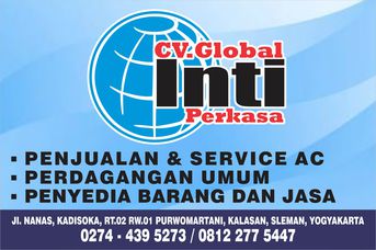 CV. GLOBAL INTI PERKASA - Kab. Sleman | Mbizmarket.co.id