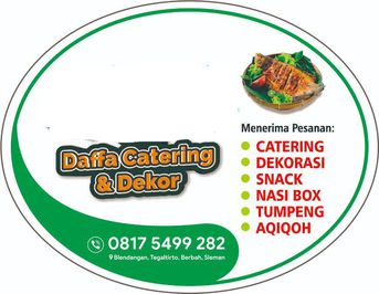 Katalog Produk Daffa Catering dan Dekor - Kab. Sleman | Mbizmarket.co.id