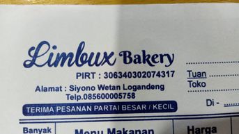 Limbux Bakery - Kab. Gunung Kidul | Mbizmarket.co.id