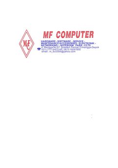Katalog Produk MF Computer - Kota Depok | Mbizmarket.co.id