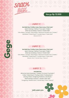 Gege Bakery - Kab. Sleman | Mbizmarket.co.id